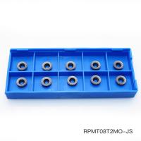 China RPMT08T2MOE-JS CNC Carbide Safety Milling Inserts PVD CVD for sale