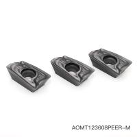China AOMT123608PEER-M Square Milling Inserts For Metal Cutting PVD CVD for sale