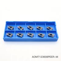 China AOMT123608PEER-M Square Milling Inserts For Metal Cutting PVD CVD for sale