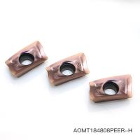 China AOMT184808PEER-H Carbide Cutter Square Milling Inserts Replacements R390 for sale