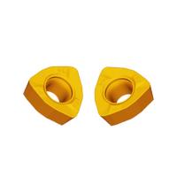 China WPGT060415 Carbide CNC Milling High Feed Milling Inserts HRC 93 for sale