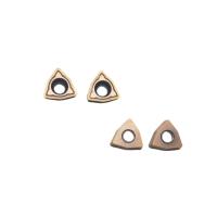 China Triangle WCMX080412-FN Hard Turning Inserts CVD Or PVD Coating for sale