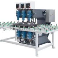 China Three-head Automatic Glass Drilling Machine Offering Hole Distance 4-80mm For Glass Hole Drilling for sale
