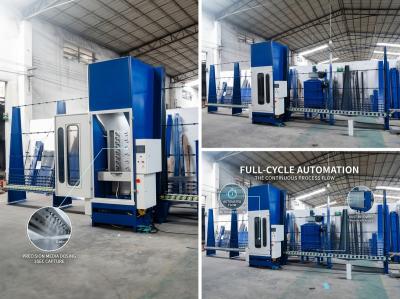 China Foshan Star Automatic Glass Sandblasting Machine ST-PS 2000 3.5Kw 20-30 m ²/h 2000mm Speed for sale