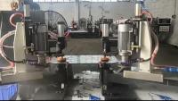 China Double-head CNC PLC-controlled Glass Edging Machine For Automatic Glass round edging, Grinding, And Polishing. for sale