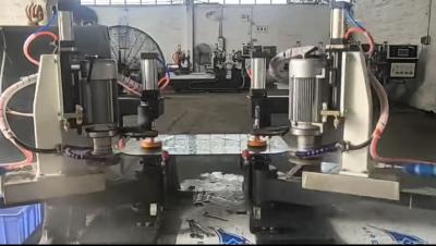 China Double-head CNC PLC-controlled Glass Edging Machine For Automatic Glass round edging, Grinding, And Polishing. for sale