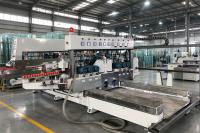 China SB ‑ 2425 Glass Double Edging Machine 24 Spindles 4‑26mm Glass Thickness 45° Chamfering for sale