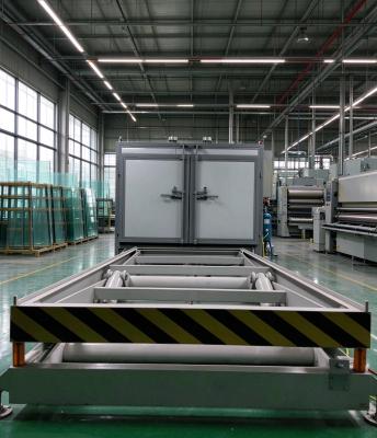 China EVA Glass Vacuum Laminating Machine STJ - 2436 - 3 Three Layers PLC Touch Screen Control for sale