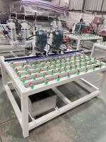 China Double Heads Glass Edge Grinding Machine Fast Rough Grinding Line for Flat Glass Processing for sale
