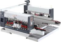 China Glass Double Edging Machine 4220 20 Motors 4200mm Width 45 Degree Arris for Shower Room Glass for sale