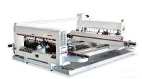 China Glass Double Edging Machine SB-3520 20 Spindles 3500mm Width 45 Degree Arris for Shower Room Furniture Glass for sale