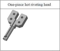 China ABS AES Pulse Plastic Heat Staking Head Heat Staking Plastic Parts for sale