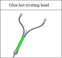 China ABS AES Pulse Plastic Heat Staking Head Heat Staking Plastic Parts for sale