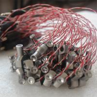 China PA66 GF30 Hot Riveting Pulse Plastic Heat Staking Head With Hemispherical Formation for sale