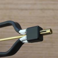 China Gold Plated Cylindrical Pulse Plastic Heat Staking Head Heat Staking Plastic Parts for sale