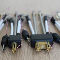 China Gold Plated Cylindrical Pulse Plastic Heat Staking Head Heat Staking Plastic Parts for sale