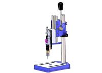 China Manual Desktop Plastic Hot Staking Machine for Plastic Component Assembly for sale