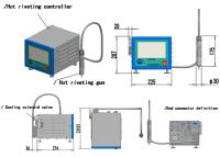 China HN - 300 SC - 30 Plastic Heat Staking Machine Pulse Plastic Heat Staking Process for sale