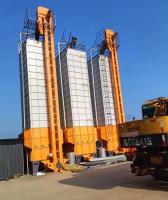 China Batch Type Low Temperature Circulating Corn Grain Dryer With Husk Furnace for sale