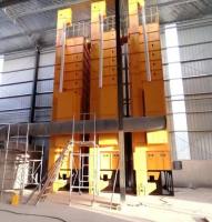 China 120 Tons Batch Type Low Temperature Circulating Rice Paddy Grain Dryer With Husk Furnace for sale