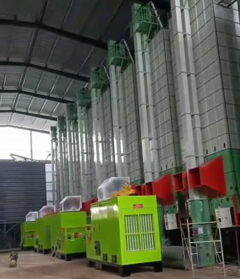 China 240 Ton Per Batch Grain Dryer Machine With 4 Sets Biomass Furnace for sale