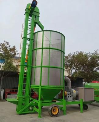 China 36 Ton Per Day Mobile Corn Dryer With Biomass Pellets As Fuel for sale