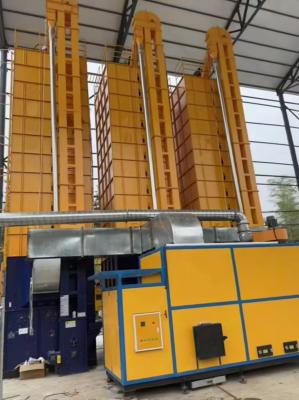 China 105 Tons Per Batch Capacity Grain Dryer With 1,000,000 Kcal/h Biomass Furnaces for sale