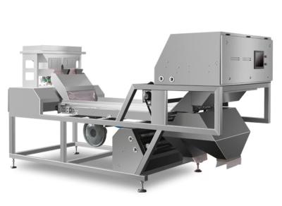 China Nuts 1-3 Tons Per Hour Tracked Color Sorting Machine Used For Walnuts, Almonds. for sale