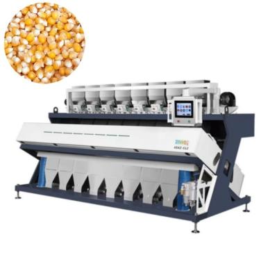 China 8-Chute High-Resolution Cereal Grain Color Sorter, Capacity for Corn, Wheat, Rice & Legumes. for sale