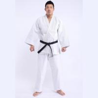 China Unbleached Judo Gi Embroidery Logo Judo Uniform 100% Preshrunk for sale