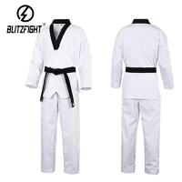 China Customizable 100 Cotton Taekwondo Uniform Antibacteria Taekwondo Clothes for sale