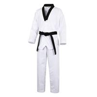 China Customizable 100 Cotton Taekwondo Uniform Antibacteria Taekwondo Clothes for sale