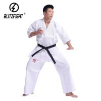 China Thin Breathable Karate Kyokushin Kimono Preshrunk White Karate Uniform for sale