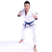 China Blue Brazilian Jiu Jitsu Kimono Embroidery Logo BJJ GI For Man for sale