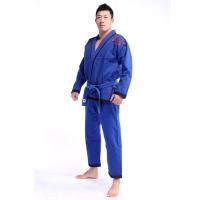 China Blue Brazilian Jiu Jitsu Kimono Embroidery Logo BJJ GI For Man for sale