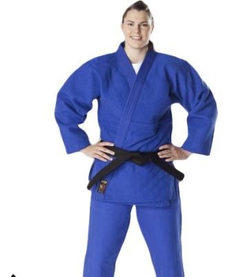 China Unisex Blue Judo Gi Soft And Breathable Polyester Cotton Judo Outfit for sale