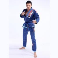China 550gsm Bamboo Bjj Gi Blue Bjj Mens Gi Uniform Customized Design for sale
