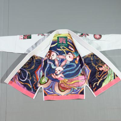 China Printed Brazilian Jiu Jitsu Uniform Kimono BJJ GI 100% Cotton Material for sale