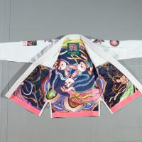 China Printed Brazilian Jiu Jitsu Uniform Kimono BJJ GI 100% Cotton Material for sale