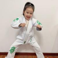 China Kids Jiu Jitsu Kimono 100 Preshrunk Cotton Bjj Gi Y1-Y6 Size for sale