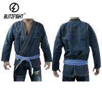 China Olive Green Jiu Jitsu Kimono 350G Denim Jiu Jitsu Uniform For Adults for sale