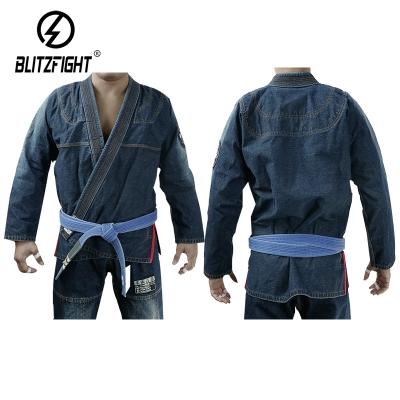 China Olive Green Jiu Jitsu Kimono 350G Denim Jiu Jitsu Uniform For Adults for sale