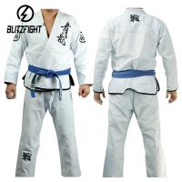 China A2 Jiu Jitsu Kimono White 420Gsm Pearl Weave Jiu Jitsu Apparel for sale