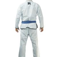 China A2 Jiu Jitsu Kimono White 420Gsm Pearl Weave Jiu Jitsu Apparel for sale