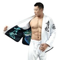 China A2 Jiu Jitsu Kimono White 420Gsm Pearl Weave Jiu Jitsu Apparel for sale