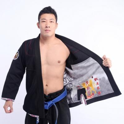 China 575gsm Linen Fabric BJJ Uniforms Not Pakistan GI Uniform For Jiu Jitsu for sale