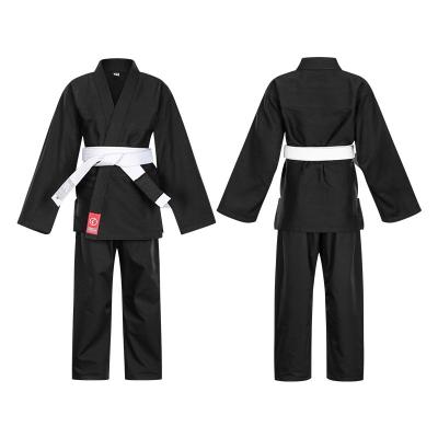 China 100 Cotton Black Karate Gi Jiu Jitsu GI Uniform OEM Service for sale
