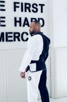 China Black And White 420gsm BJJ GI Jiu Jitsu Suit OEM Jiu Jitsu Uniform for sale
