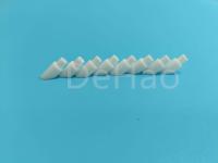 China OEM PTFE Bevel Insulator 45 Degree Coaxial Machining RoHS Reach Compliance for sale