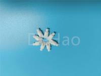 China OEM PTFE Bevel Insulator 45 Degree Coaxial Machining RoHS Reach Compliance for sale
